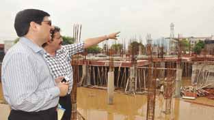 Saifullah inspects work on new Legislature Complex - Daily Excelsior