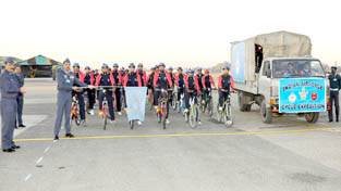 Air Force Station organizes Cycle Rally - Daily Excelsior
