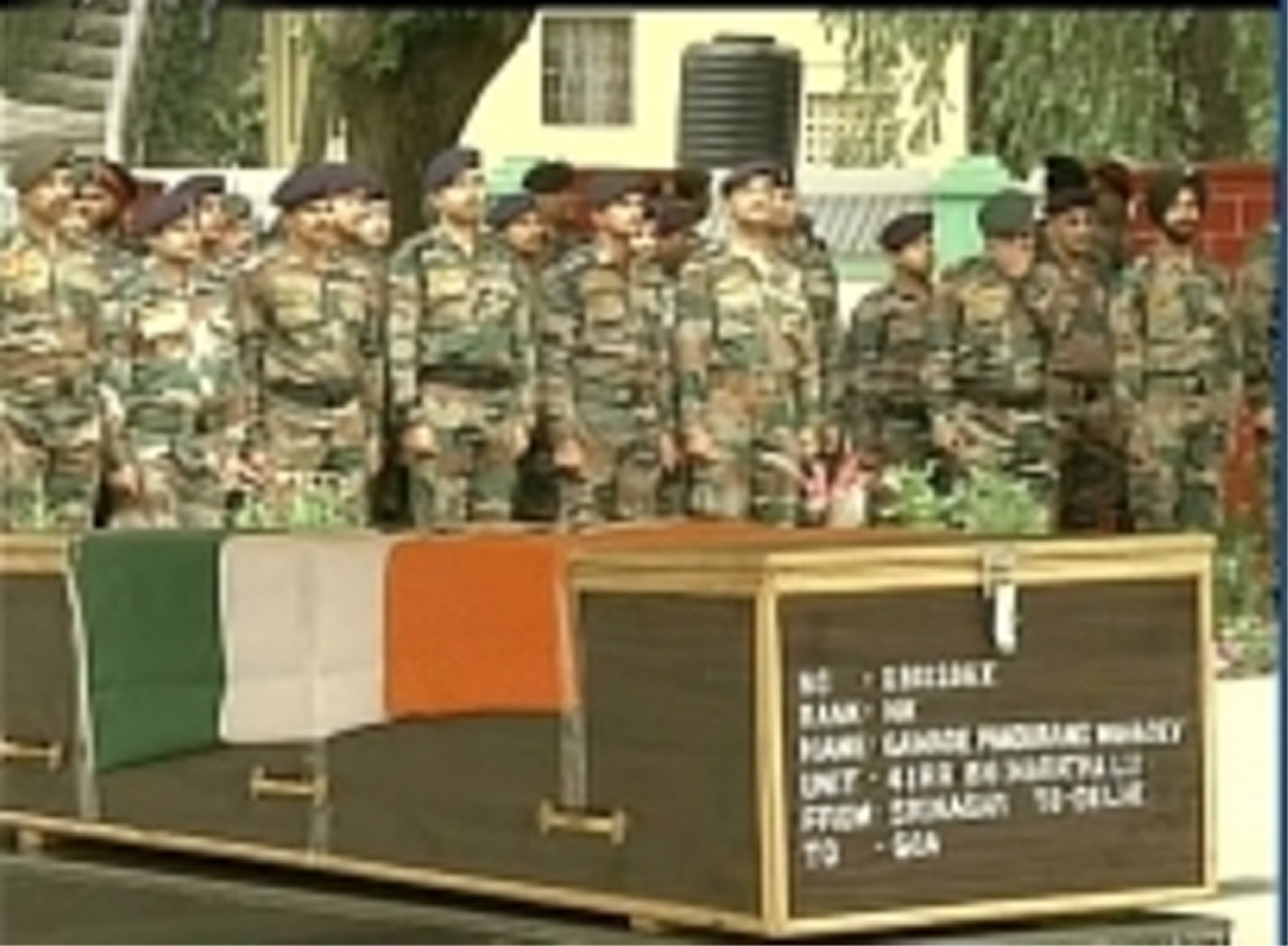 Army pays tributes to Havildar Dada who attained martyrdom in Kashmir ...