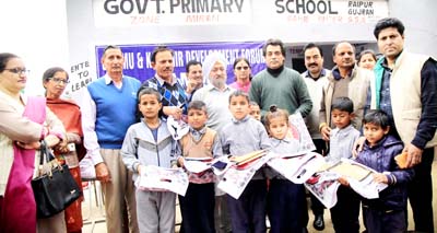 JKDF distributes uniforms, stationery items among poor students - Jammu ...