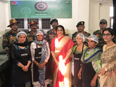 Army facilitates Veer Naris, opens ‘Olive Green Bakery’ - Daily Excelsior