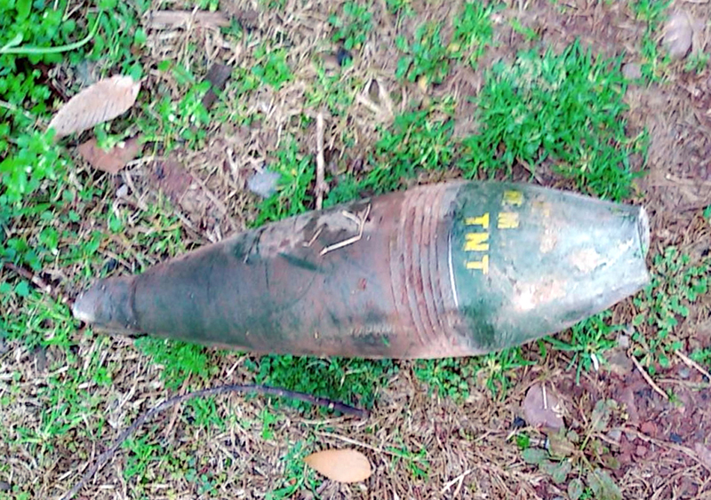 A long range mortar shell fired by Pakistan army in Mendhar sector on ...