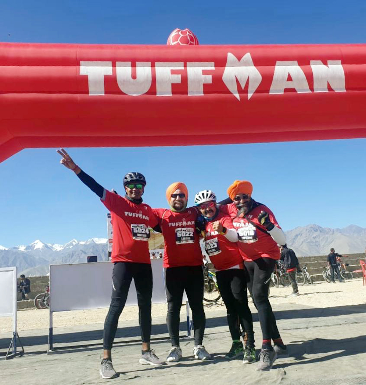 Four Riders complete World’s Highest Dualthon - Daily Excelsior