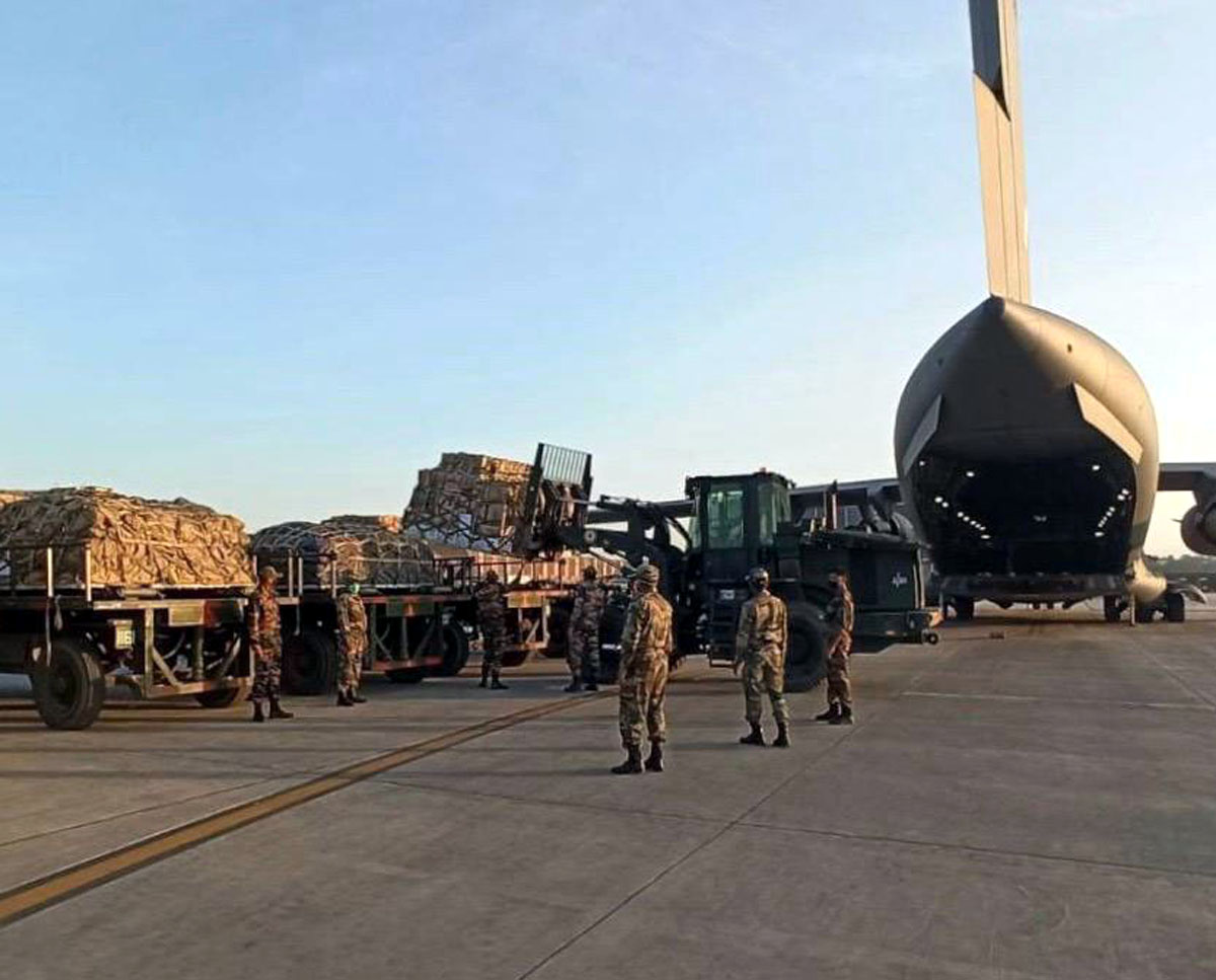 Army soldiers engaged in prompt & safe transportation of essential ...