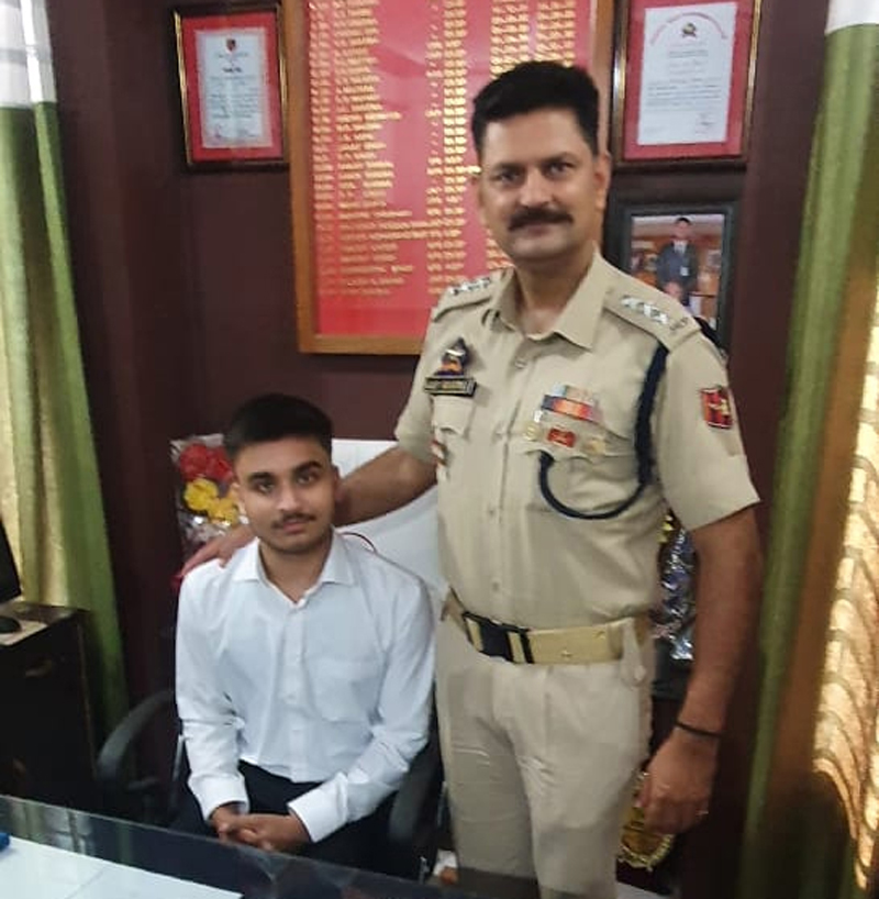Meritorious class 12th student gets opportunity to act as ‘SDPO Akhnoor ...
