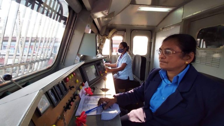International Women's Day: First woman driver of Indian Railways drives ...