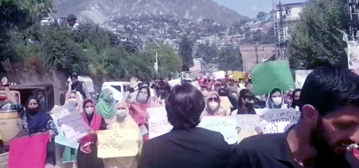 Protest in PoJK against 'discriminatory, exclusionary' job ...