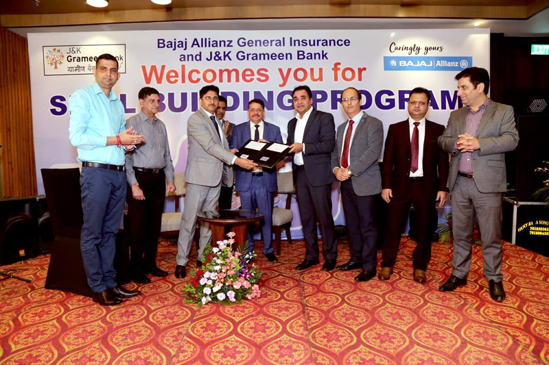 J&K Grameen Bank, Bajaj Allianz General Insurance Company sign MoU ...