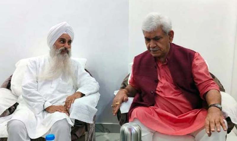 Sikhs project demands as LG visits Nangali Sahib - Jammu Kashmir Latest ...