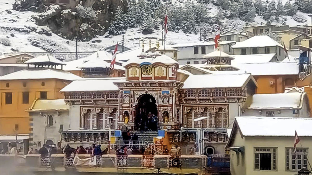 Badrinath closed for winter, Char Dham Yatra concludes - Jammu Kashmir ...