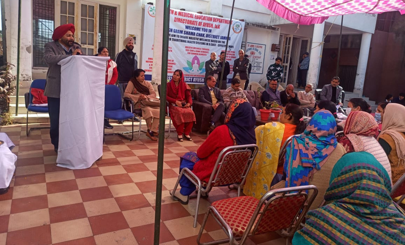 Awareness program on Ayush Gram scheme held at Shamachak - Daily Excelsior