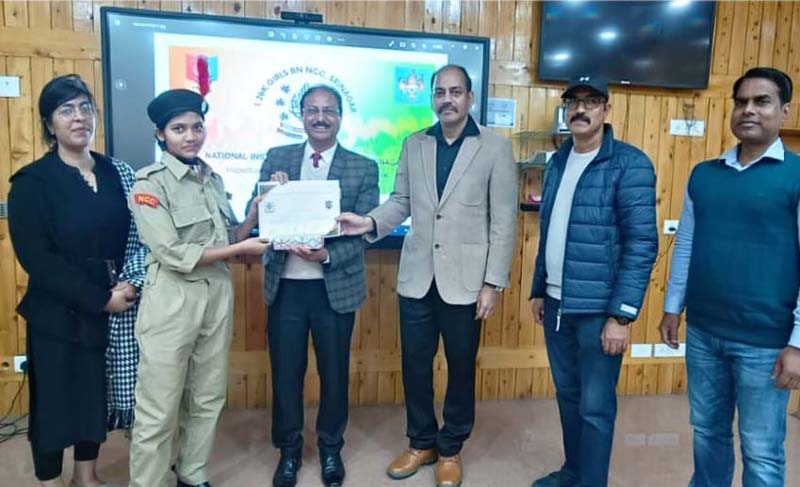 CO hosts interaction cum enrolment drive for NCC at NIT Srinagar ...