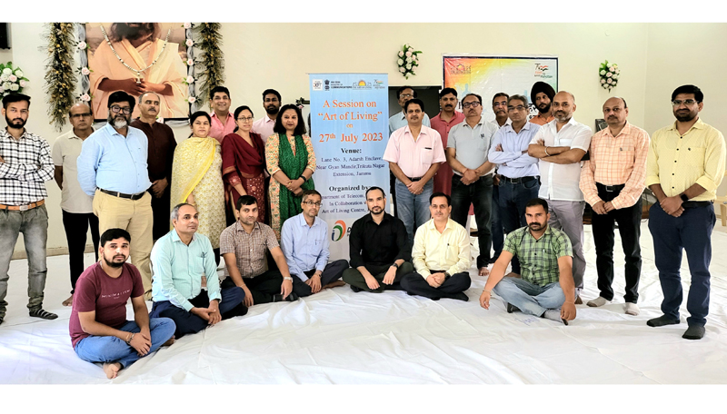 DoT Jammu, AoL organize ‘Har Ghar Dhyan’ workshop - Daily Excelsior
