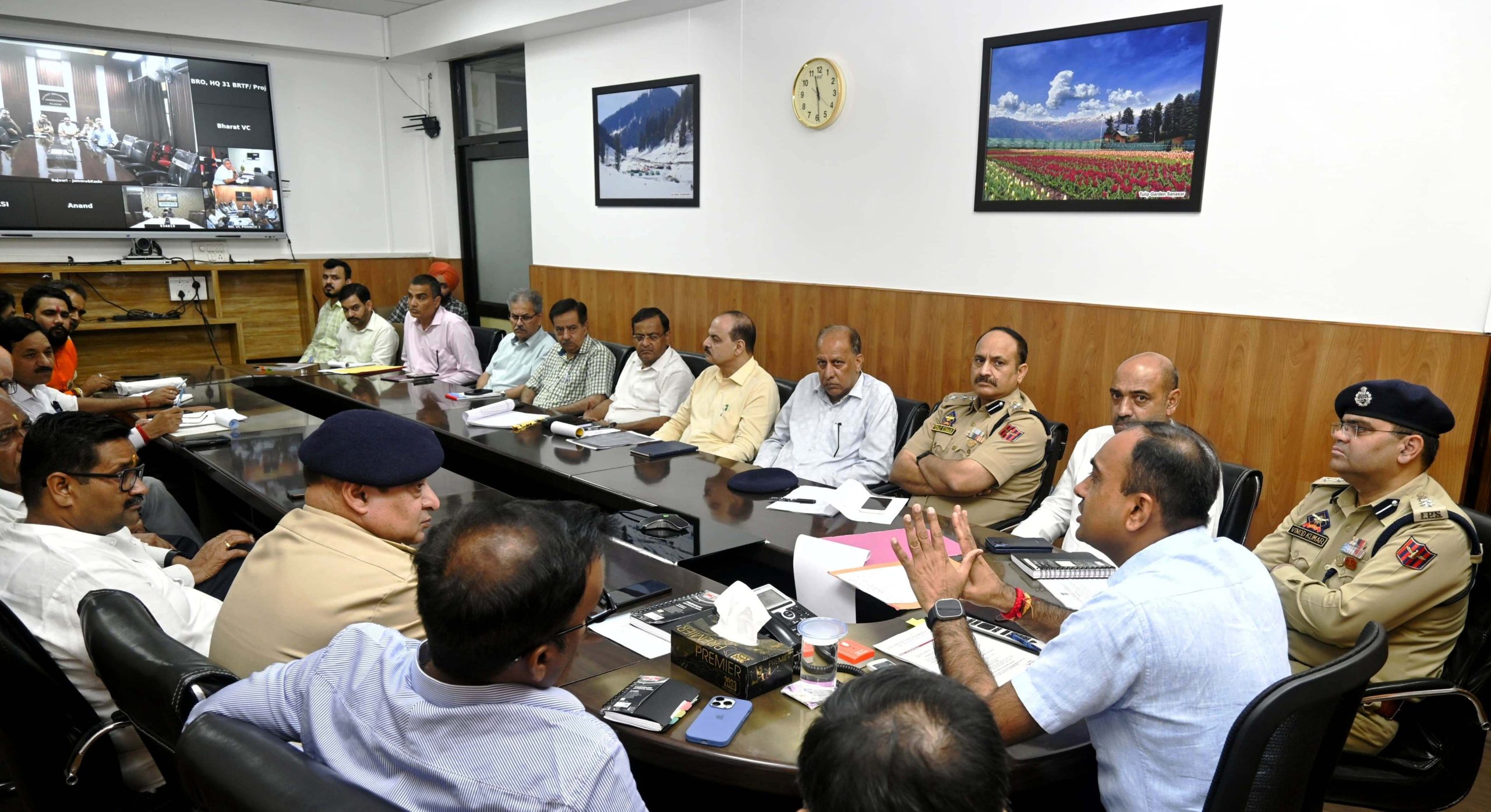 Divisional Commissioner and ADGP Jammu Review Arrangements For Buddha ...