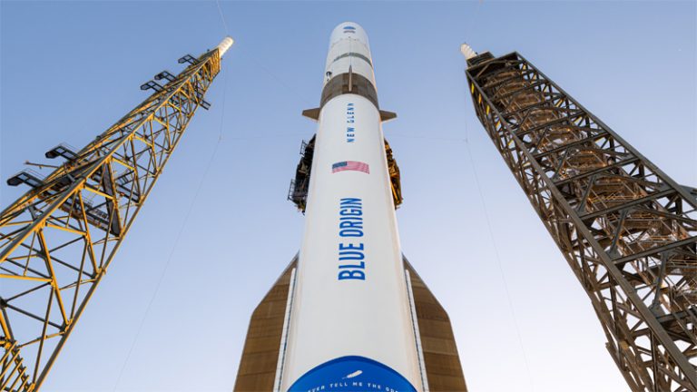 Blue Origin launches new Glenn rocket for NASA's Mars mission, booster ...