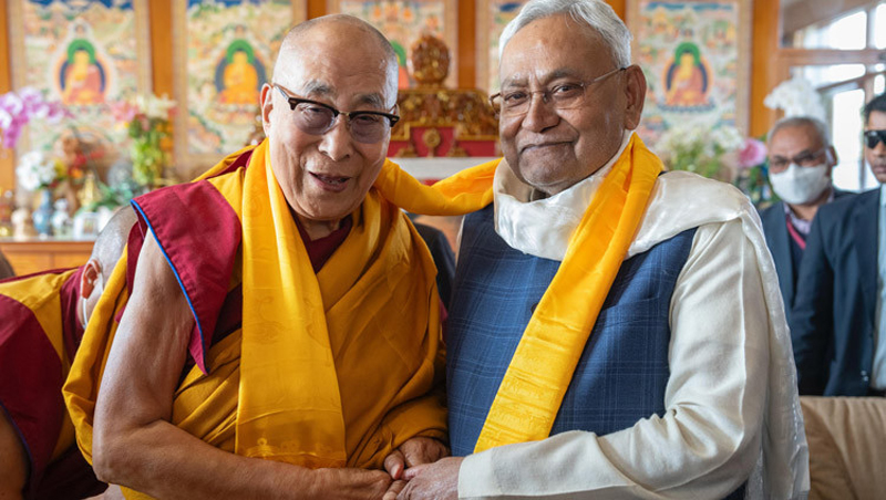 Dalai Lama congratulates Bihar CM Nitish Kumar on his success - Daily ...