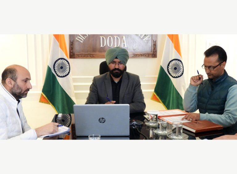 DC Doda reviews progress of 132 KV Khellani-Changa Transmission Line ...