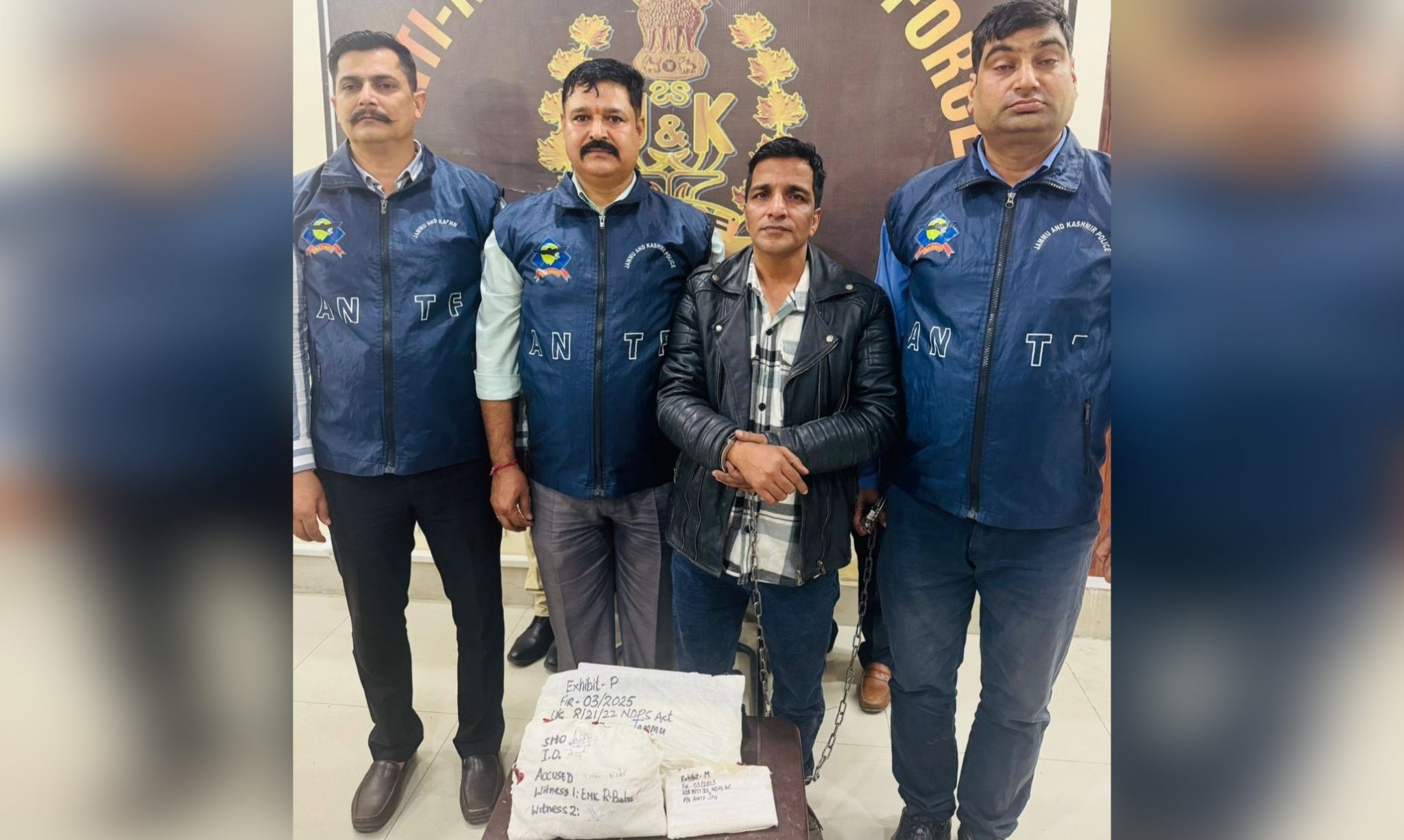 ANTF Jammu Seizes 500g Heroin, Busts Interstate Smuggling Link - Daily ...