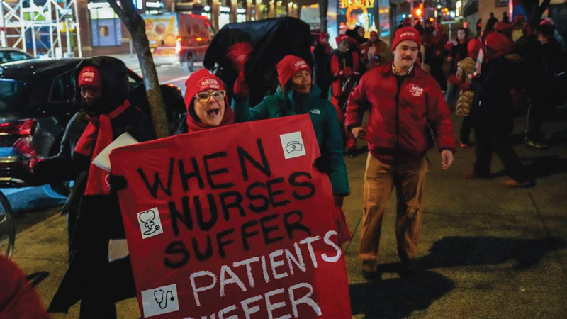 15,000 nurses go on strike at major New York City hospitals - Daily ...