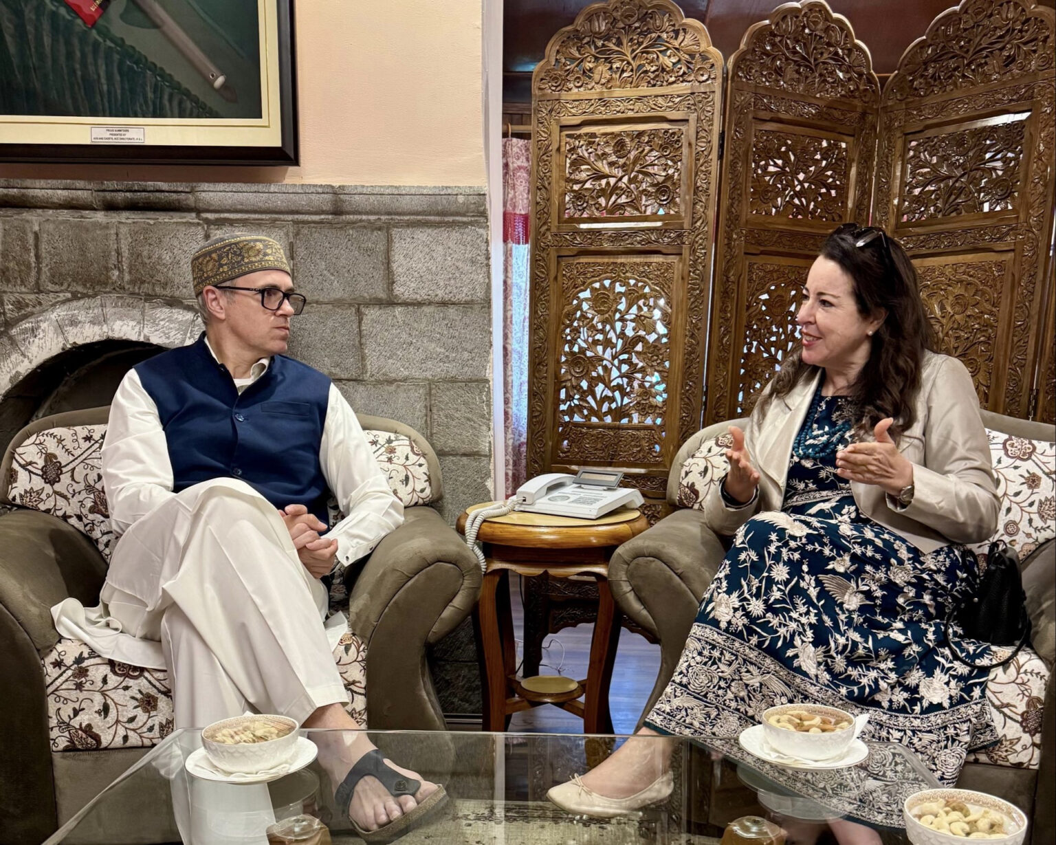 Swiss Ambassador To India Calls On J-K CM, Says Scope Of Collaboration ...
