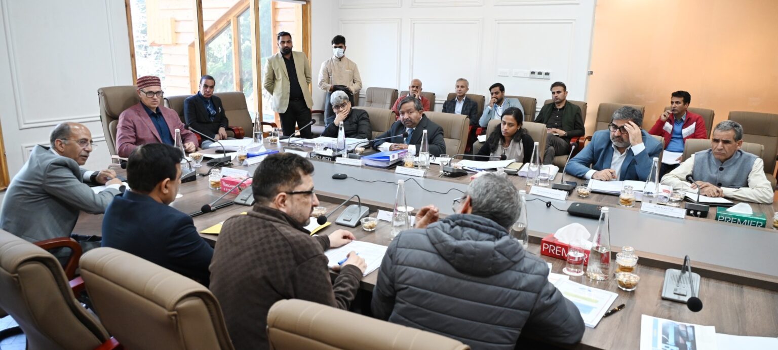 CM Omar Abdullah Chairs Bod Of J&K Cable Car Corporation At Gulmarg ...