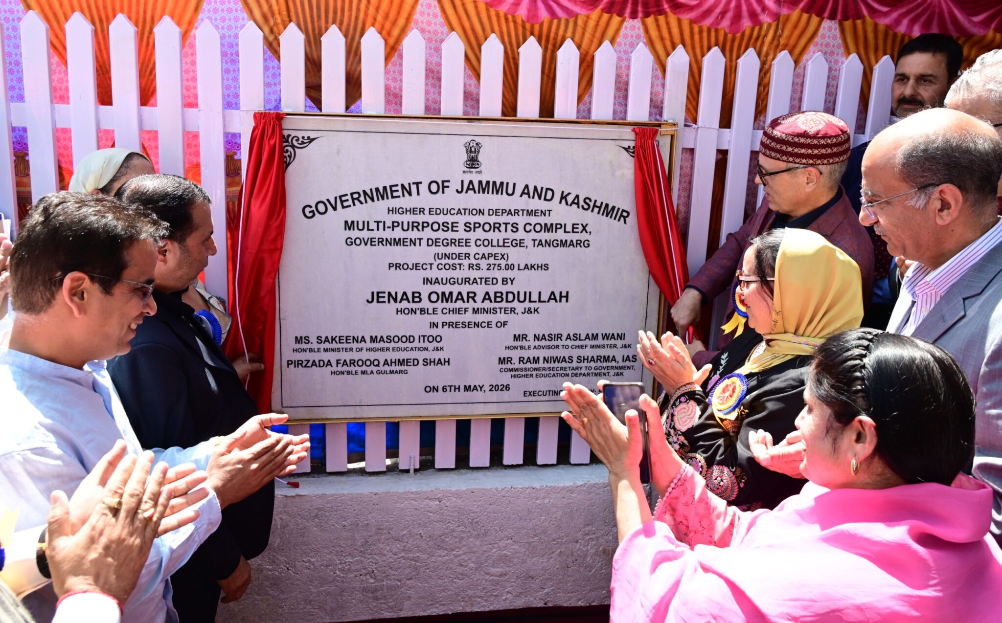CM Omar Abdullah Inaugurates Multi-Purpose Sports Complex At GDC ...