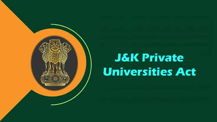 J&K Private Universities Act, 2026: Expansion or Transformation ...