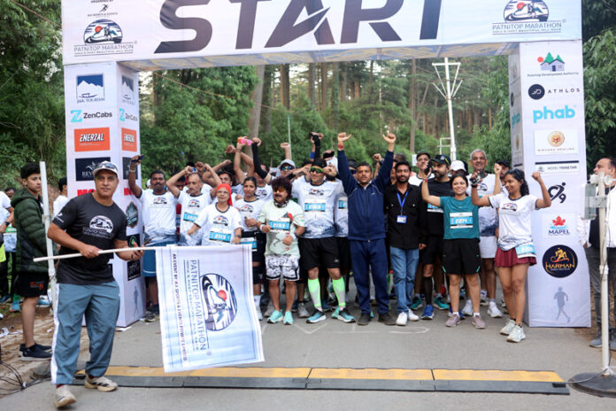 Over 800 runners participate in Patnitop Marathon - Daily Excelsior