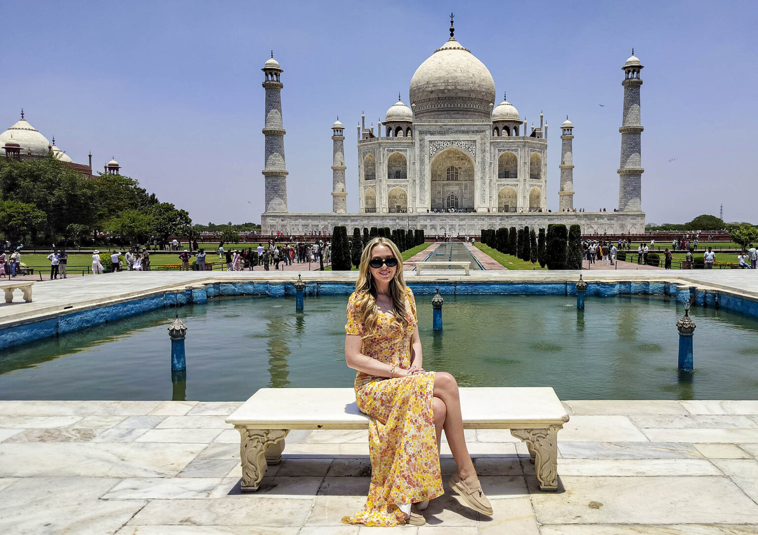 Donald Trump's Daughter Visits Taj Mahal - Daily Excelsior