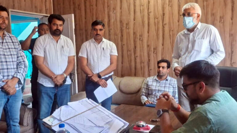 DC Rajouri conducts surprise inspection of XEN REW office, reviews ...
