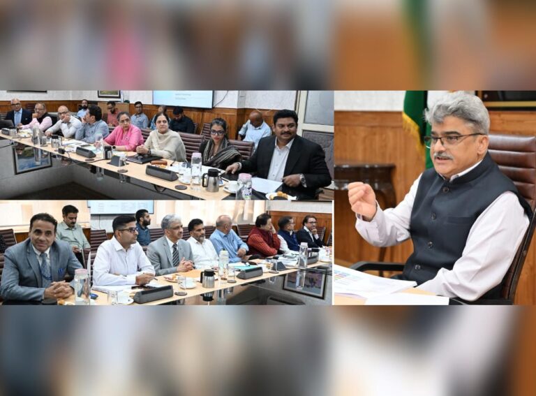 CS Atal Dulloo Reviews Progress Of Health Sector Reforms In Jammu And ...