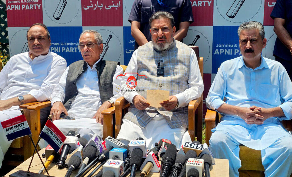 Apni Party Urges United Political Fight For Restoration Of Statehood ...