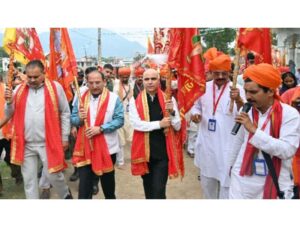 DC Kishtwar flags off Holy Mace of Shri Mindhal Mata Yatra - Daily ...
