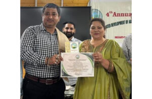 Dr Vikas Sharma gets Innovator Award 2026 - Daily Excelsior